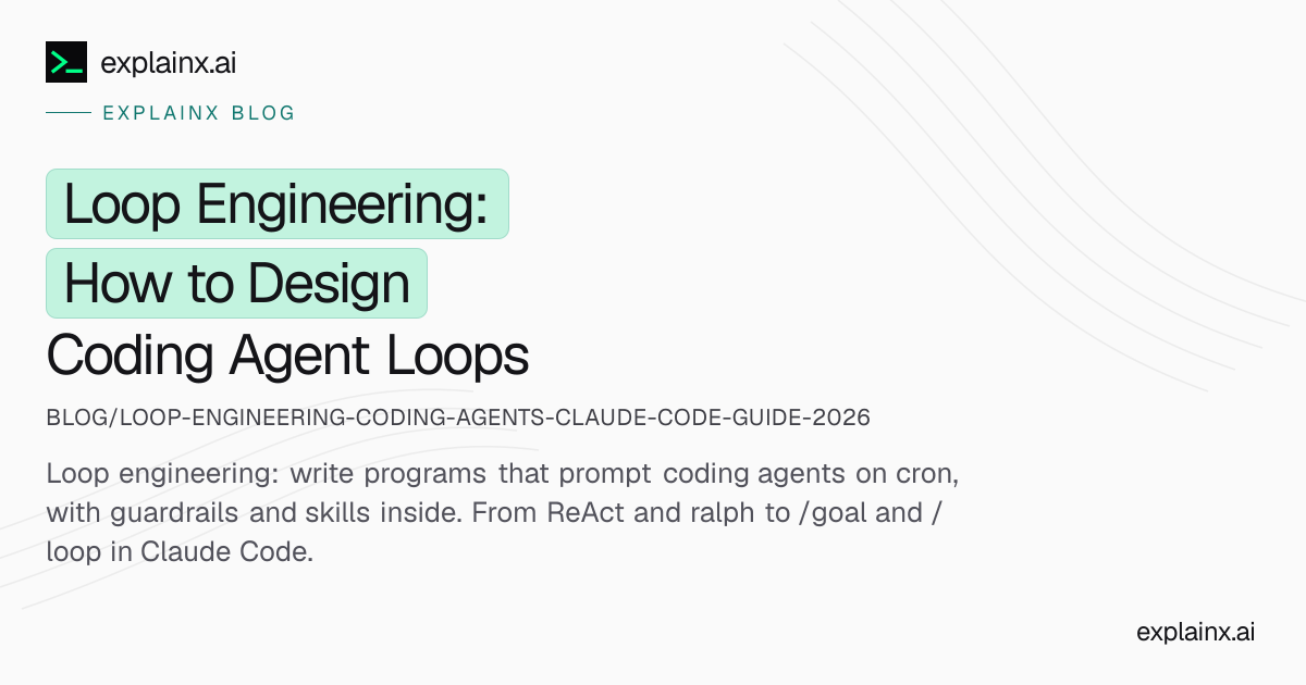 Loop Engineering: How to Design Coding Agent Loops That Run While You ...