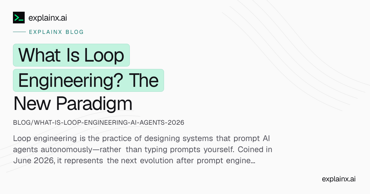What Is Loop Engineering? Beyond Prompt Engineering in 2026 | explainx ...