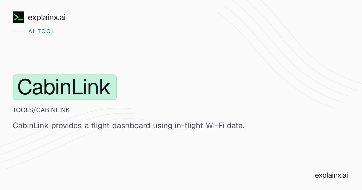 CabinLink — AI tool | explainx.ai | explainx.ai