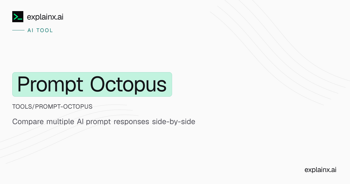 Prompt Octopus — AI tool | explainx.ai | explainx.ai