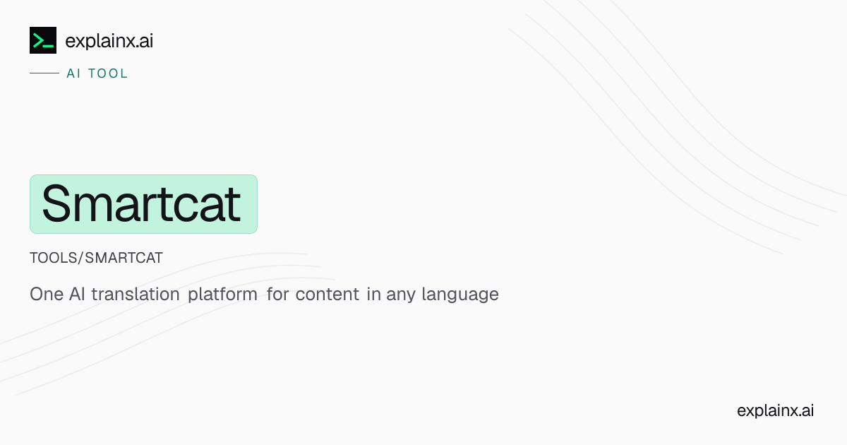 Smartcat — AI tool | explainx.ai | explainx.ai